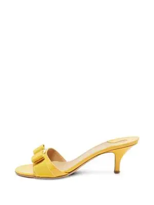 FERRAGAMO Vara Bow Sandals - Yellow