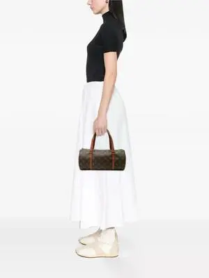 LOUIS VUITTON 1995 Monogram Papillon 30 Handbag - Brown