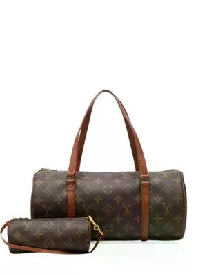 LOUIS VUITTON Monogram Papillon 30 Handbag - Brown