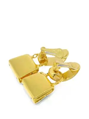 Celine 1990-2000s Dangle Handbag Clip-on Earrings