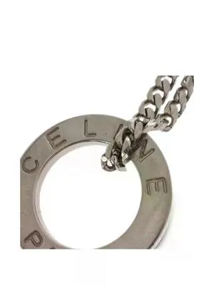 Celine 1990-2000s Triomphe Medallion Necklace