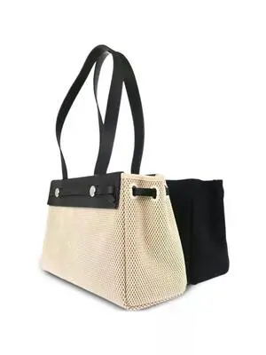Hermès Herbag Cabas Toile Officier Handbag