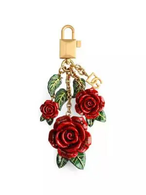 Dolce & Gabbana Keychain With Charms - Gold