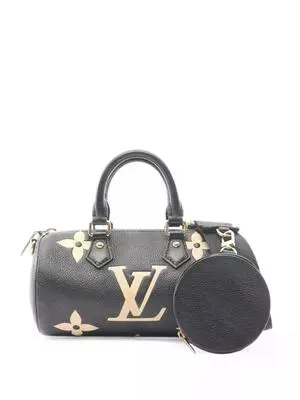 LOUIS VUITTON Monogram Empreinte Giant Papillon Bb Satchel