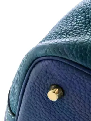 Hermès Picotin Lock Bag Bicolor Clemence Mm Bucket Bag