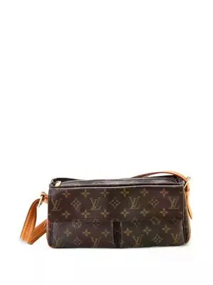 LOUIS VUITTON Monogram Canvas Satchel - Brown