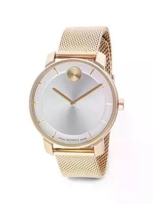 Movado Bold Mesh 34mm Watch - Silver