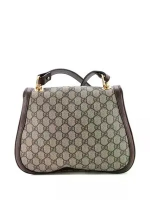 Gucci Blondie Nm Top Handle Bag Gg Coated Canvas Medium Satchel