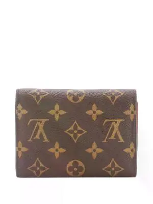 LOUIS VUITTON Flower Wallet Monogram Canvas Compact Small Wallets - Brown