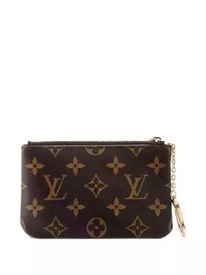 LOUIS VUITTON Key Monogram Canvas Small Pouch - Brown