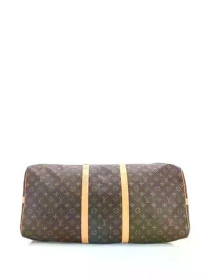 LOUIS VUITTON Keepall Bandouliere Bag Monogram Canvas 60 Travel Bag