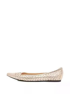 Bottega Veneta Intrecciato Ballet Flats