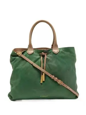 Burberry Drawstring Tote Bag - Green