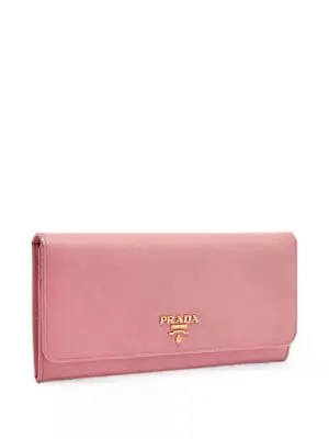 Prada Logo-detail Flap Wallet