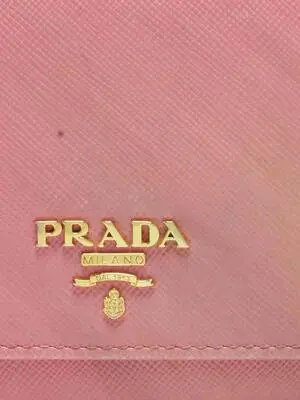 Prada Logo-detail Flap Wallet