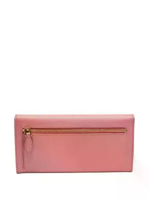 Prada Logo-detail Flap Wallet