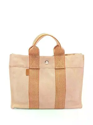 Hermès 1990-2000 Canvas Fourre Tout Pm Tote Bag - Brown