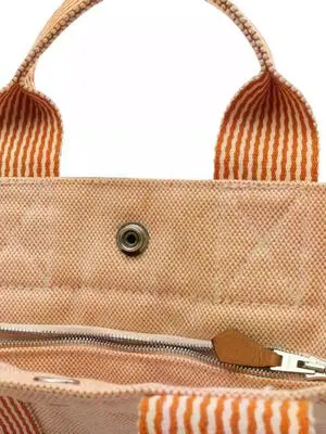 Hermès 1990-2000 Canvas Fourre Tout Pm Tote Bag - Brown