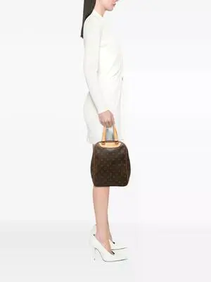 LOUIS VUITTON 2001 Monogram Excursion Handbag - Brown