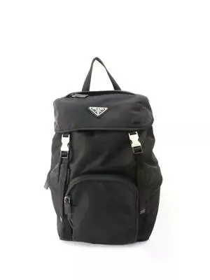 Prada Tessuto Backpack - Black