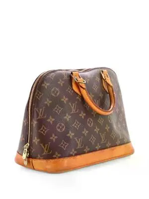 LOUIS VUITTON Vintage Alma Handbag Monogram Canvas Pm Satchel