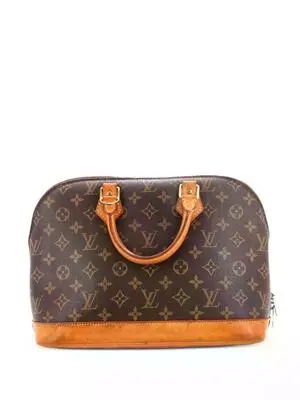 LOUIS VUITTON Vintage Alma Monogram Canvas Pm Satchel