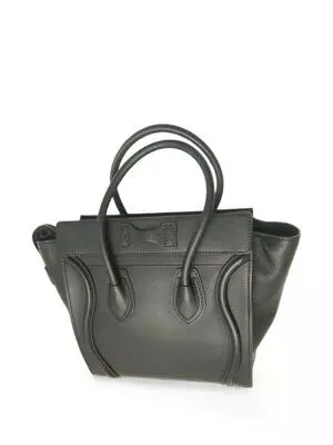 Celine 2014 Micro Calfskin Luggage Tote Bag