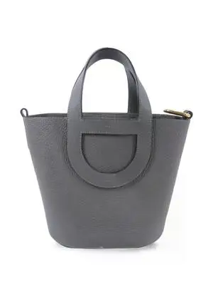 Hermès 2023 18 In The Loop Leather Tote Bag - Grey