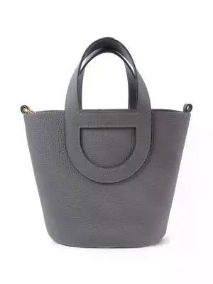 Hermès 2023 18 In The Loop Leather Tote Bag - Grey