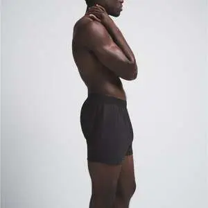SKIMS Knit Boxer | Black | | Cotton