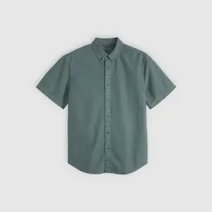 LEVI'S Authentic Button-down Garment Dye Short-sleeve Shirt