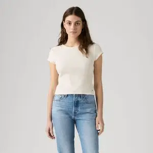 LEVI'S Dry Goods Waffle Cap Sleeve Tee