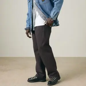 LEVI'S Loose Pleated Work Chino Pants - Pitbull Grey