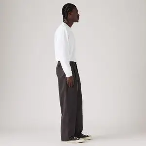 LEVI'S Loose Pleated Work Chino Pants - Pitbull Grey