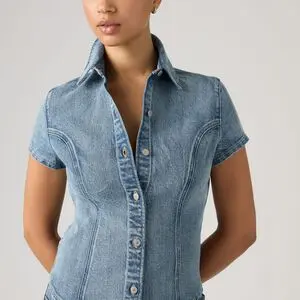 LEVI'S Short-sleeve Shaped Denim Shirt