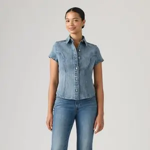 LEVI'S Short-sleeve Shaped Denim Shirt