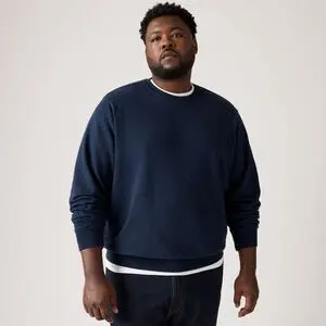 LEVI'S Original Housemark Crewneck Sweatshirt - Navy Blazer