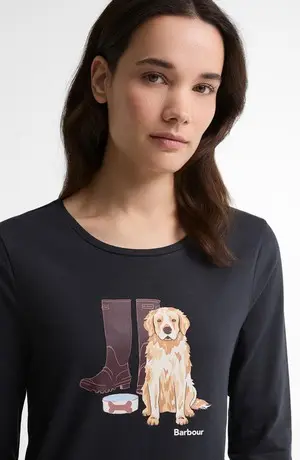 Barbour Hedley Graphic Long Sleeve T-shirt
