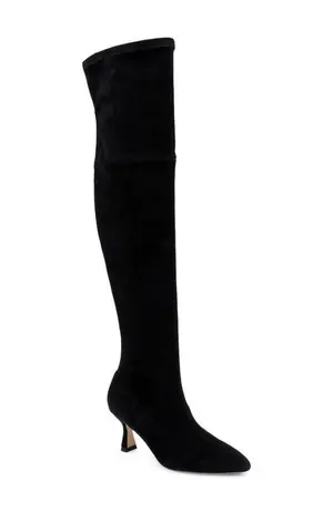 L'Agence Cortland Tall Boot - Black Stretch