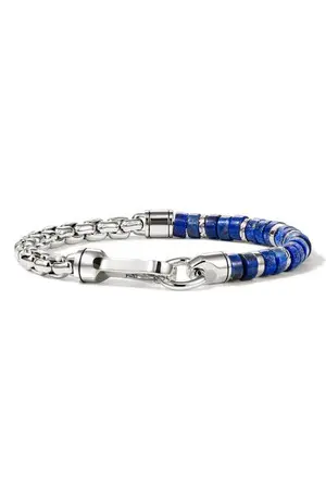 John Hardy Heishi Sterling Silver And Bracelet - Lapis Lazuli
