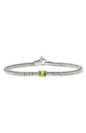 John Hardy Heishi Bracelet With Gemstone - Peridot