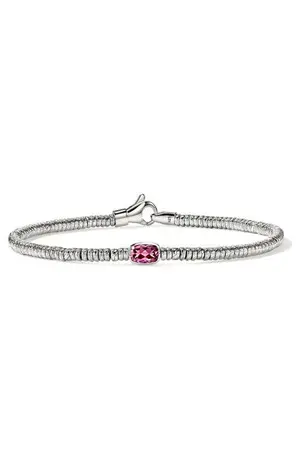 John Hardy Heishi Bracelet With Gemstone - Rhodalite