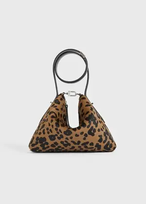 TOTEME Bevel Pony-hair Wristlet - Leopard