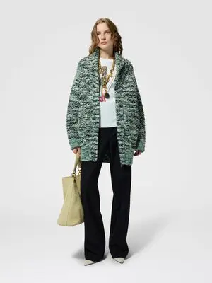 Missoni Oversized Full-zip Cardigan With 3d Construction