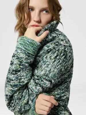 Missoni Oversized Full-zip Cardigan With 3d Construction