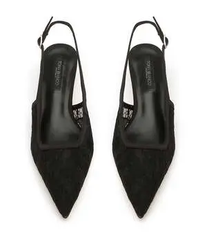 TONY BIANCO Crush Slingback Pointed Toe Kitten Heel