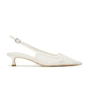 TONY BIANCO Crush Slingback Pointed Toe Kitten Heel