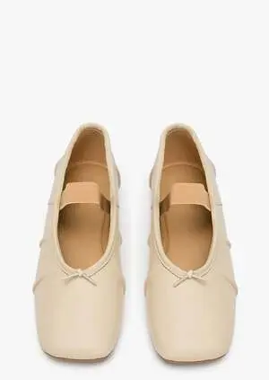 TONY BIANCO Ballet Flats - Vanilla Nappa