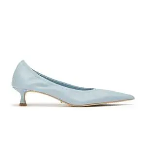 TONY BIANCO Costa Kitten Heel Pumps - Sky Nappa
