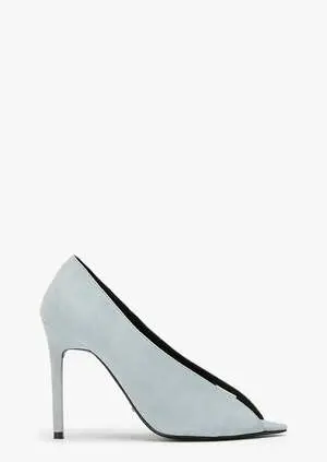 TONY BIANCO Matrix Suede Stiletto Heels - Sky Suede